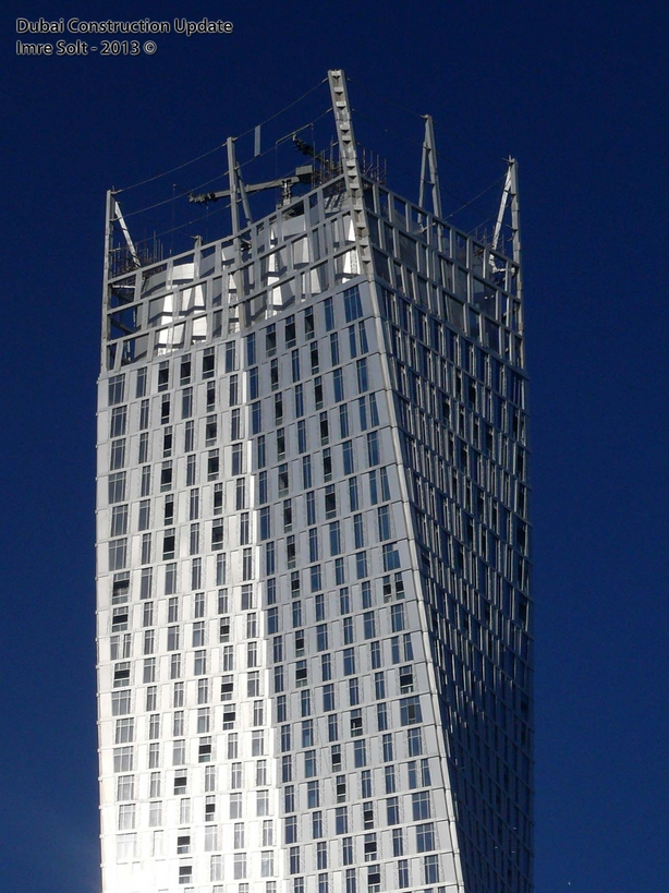 Dubai Constructions Update by Imre Solt: Cayan Tower photos, aka ...