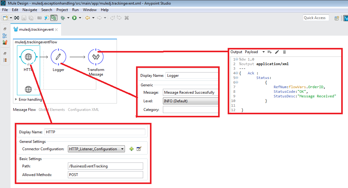 Mule ESB Tutorials: Custom Tracking in Mulesoft
