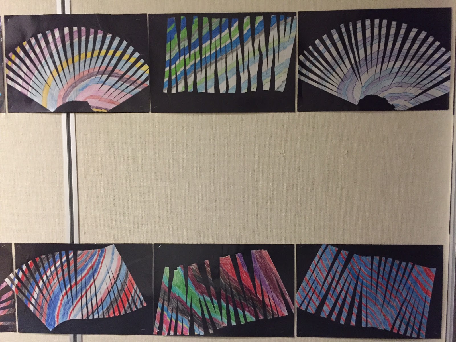 Miss Kimpton's 2015-2016 Third Grade: Moving Lines Art Project