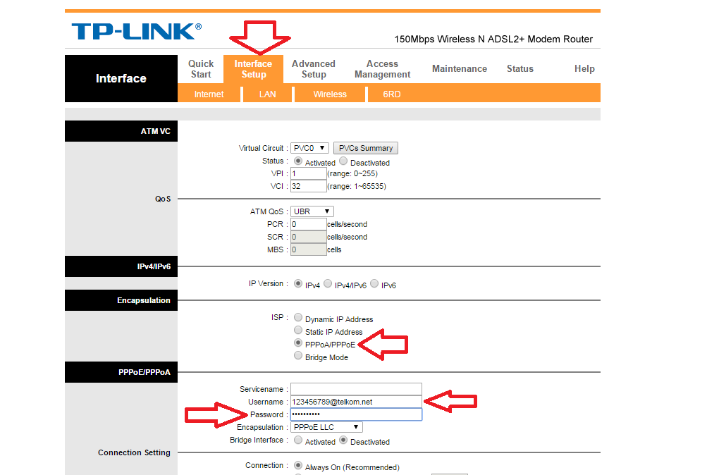 Cara Setting Pppoe Modem Tp Link Kunci Kata