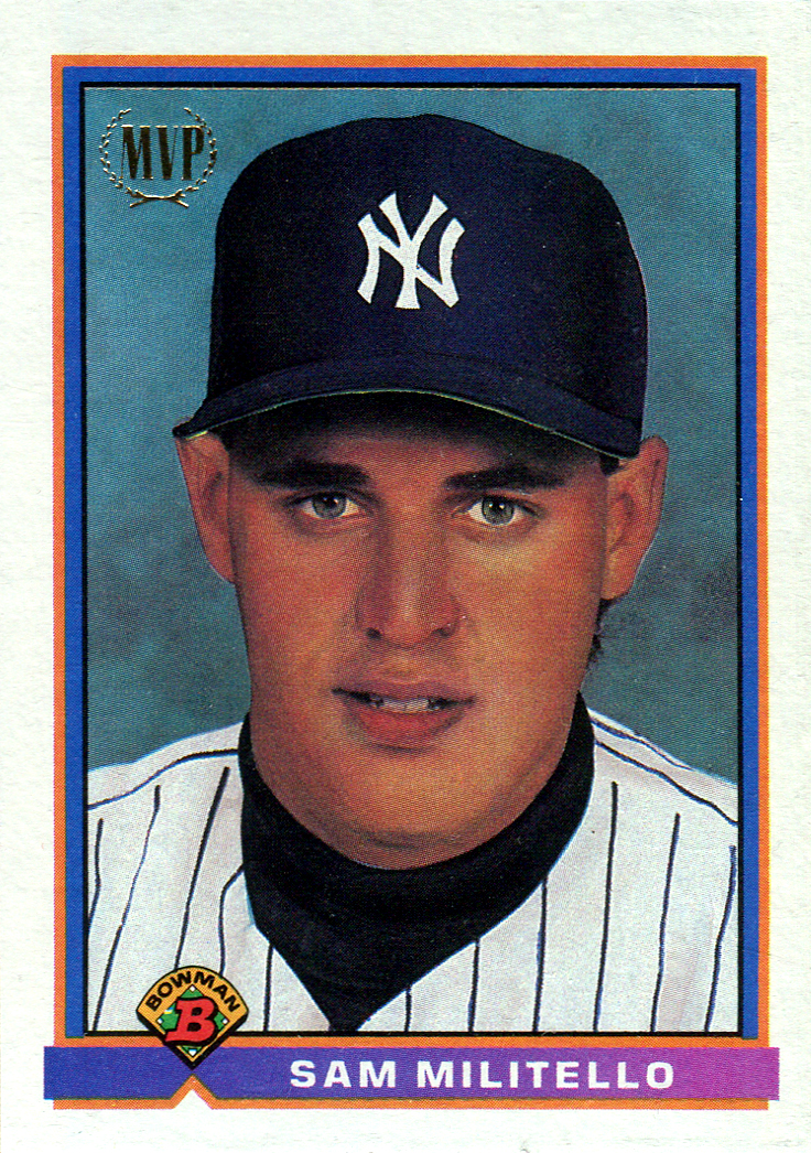 Junk Wax Prospector - Sam Militello - New York Yankees