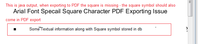 Pochampalli IT Labs: Tip : Special character(Square bullet point) of ...
