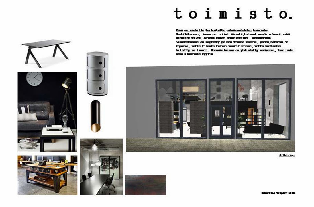 look inside: toimiston sisustus