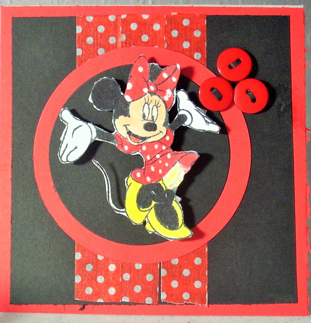 My Crafty Place: Minnie Mouse Card
