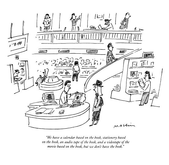 Mystery Fanfare: Cartoon of the Day: Chain Bookstore