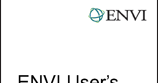 ENVI User's Guide
