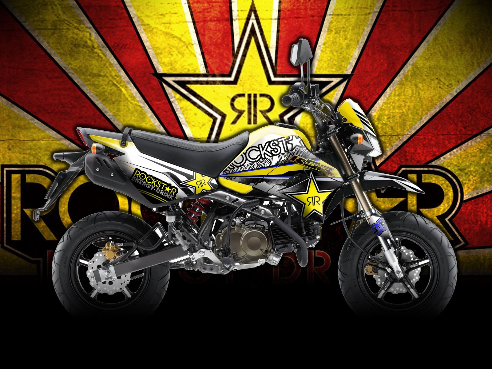 Decals stickers Kit kawasaki KSR 110 series