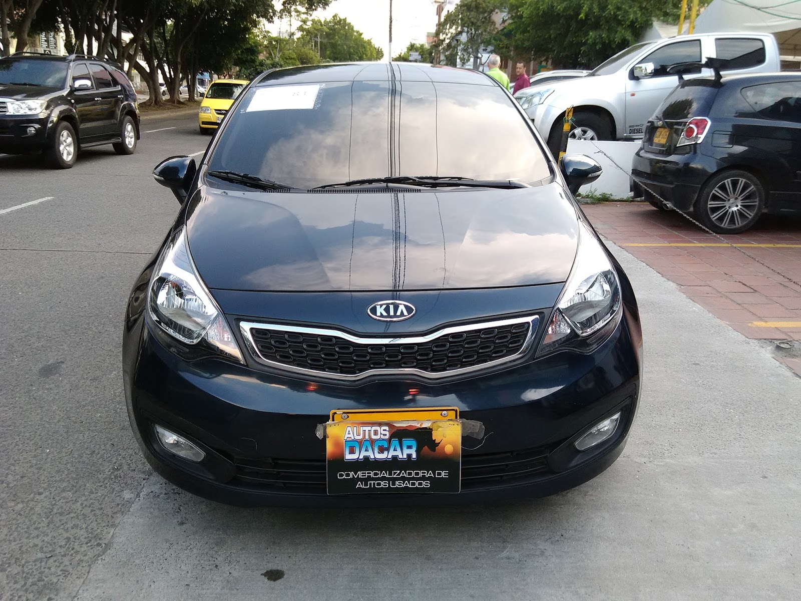 KIA RIO SPICE 2013 AZUL OSCURO