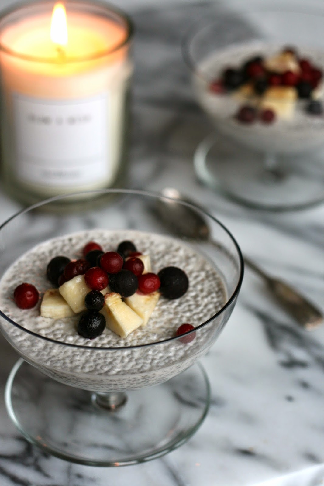 DILLIÄ JA PIPARJUURTA: Hyvän huomenen chia-vanukas