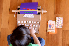 DIY Tips: Cardboard typewriter