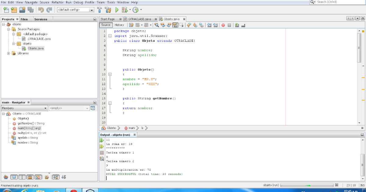 Lenguaje de programación Java I: Clases metodos y objetos