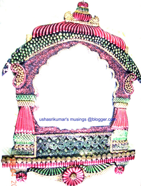 USHA SRIKUMAR'S MUSINGS...: A COLORFUL JHAROKA