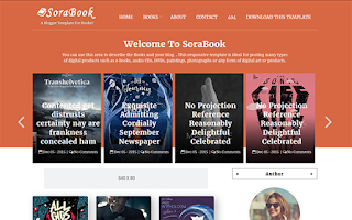 Sora Book - blog template