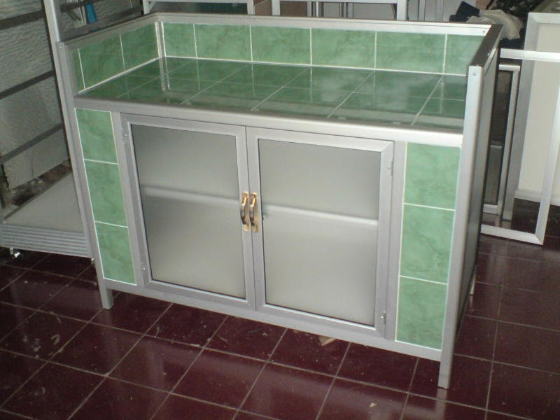 Tren Gaya 38 Meja Dapur Aluminium Simple Dan Minimalis