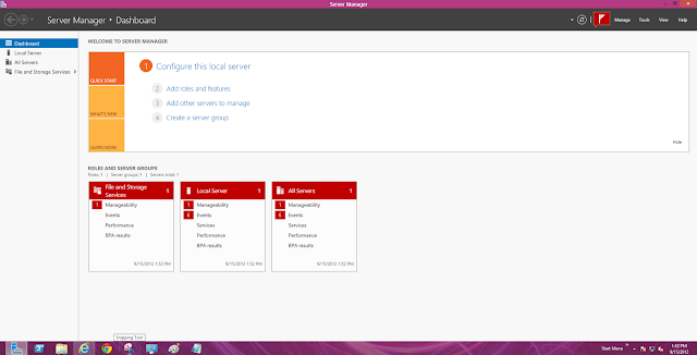 Windows Server 2012 Screenshots and preview