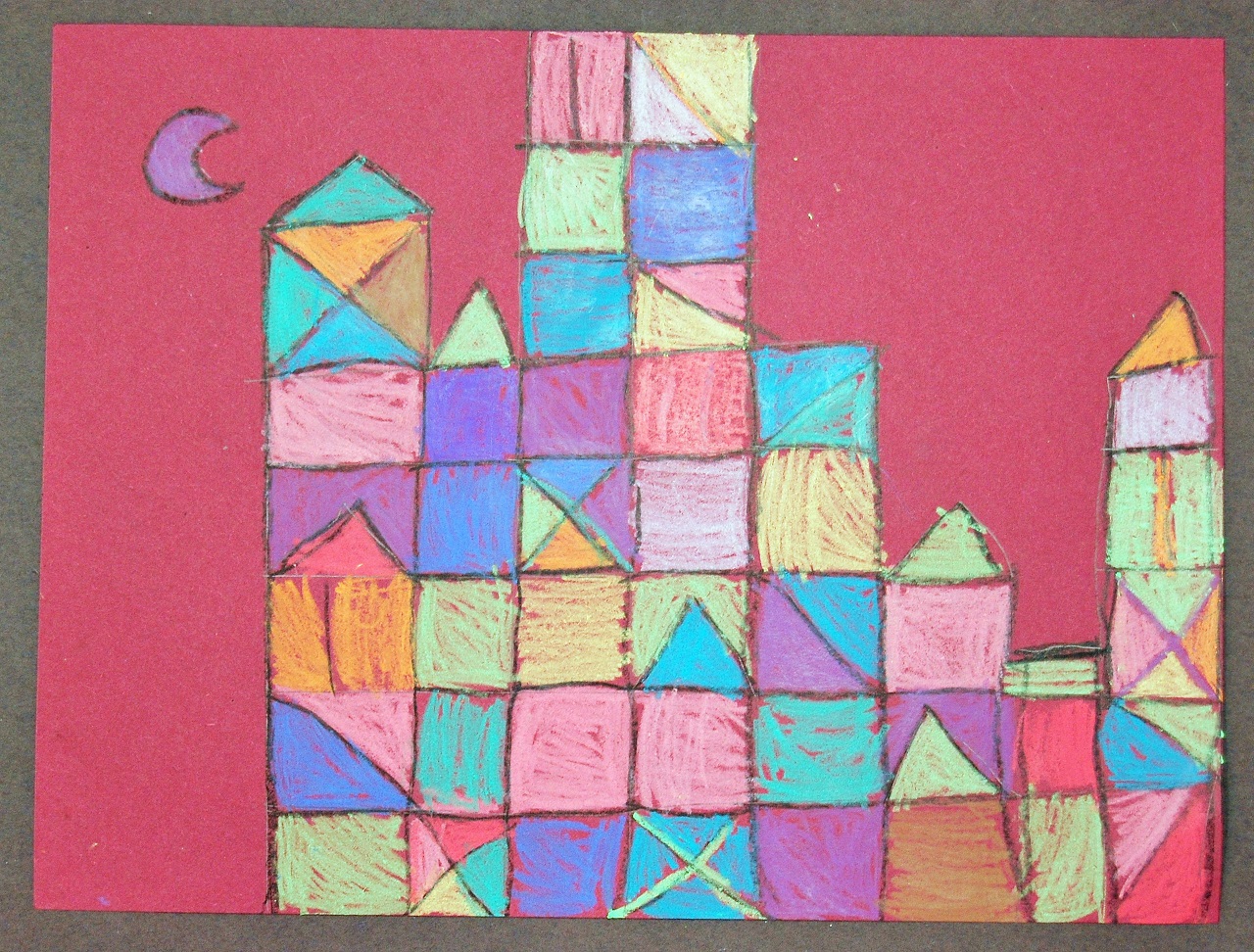 super happy art class: Paul Klee Buildings