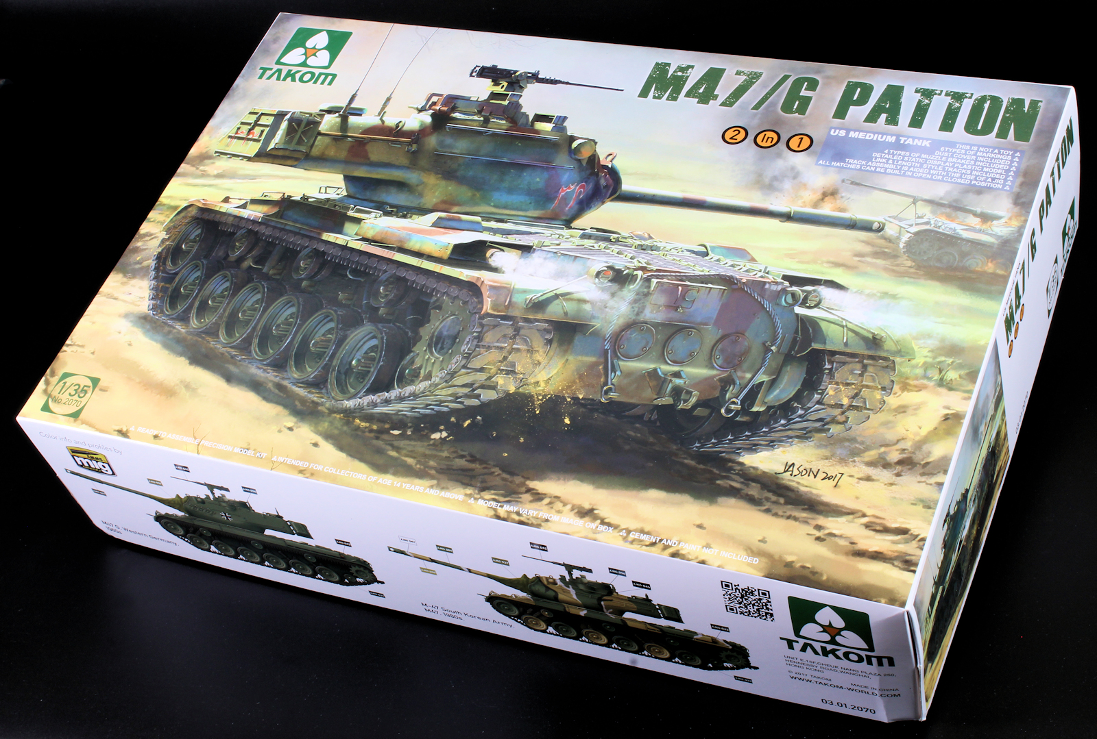 The Modelling News: In-Boxed: the new 35th scale M47 Patton from Takom