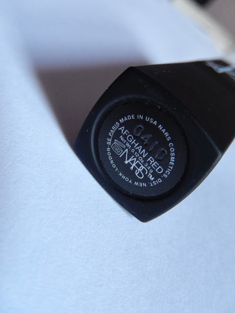 Bekas Beauty: NARS Afghan Red Lipstick