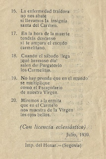 El blog del padre Eduardo Sanz de Miguel: Viva María, viva el Carmelo ...