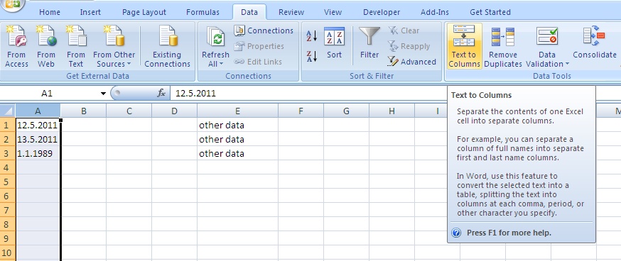 Excel In Excel Excel Date Format Not Recognized