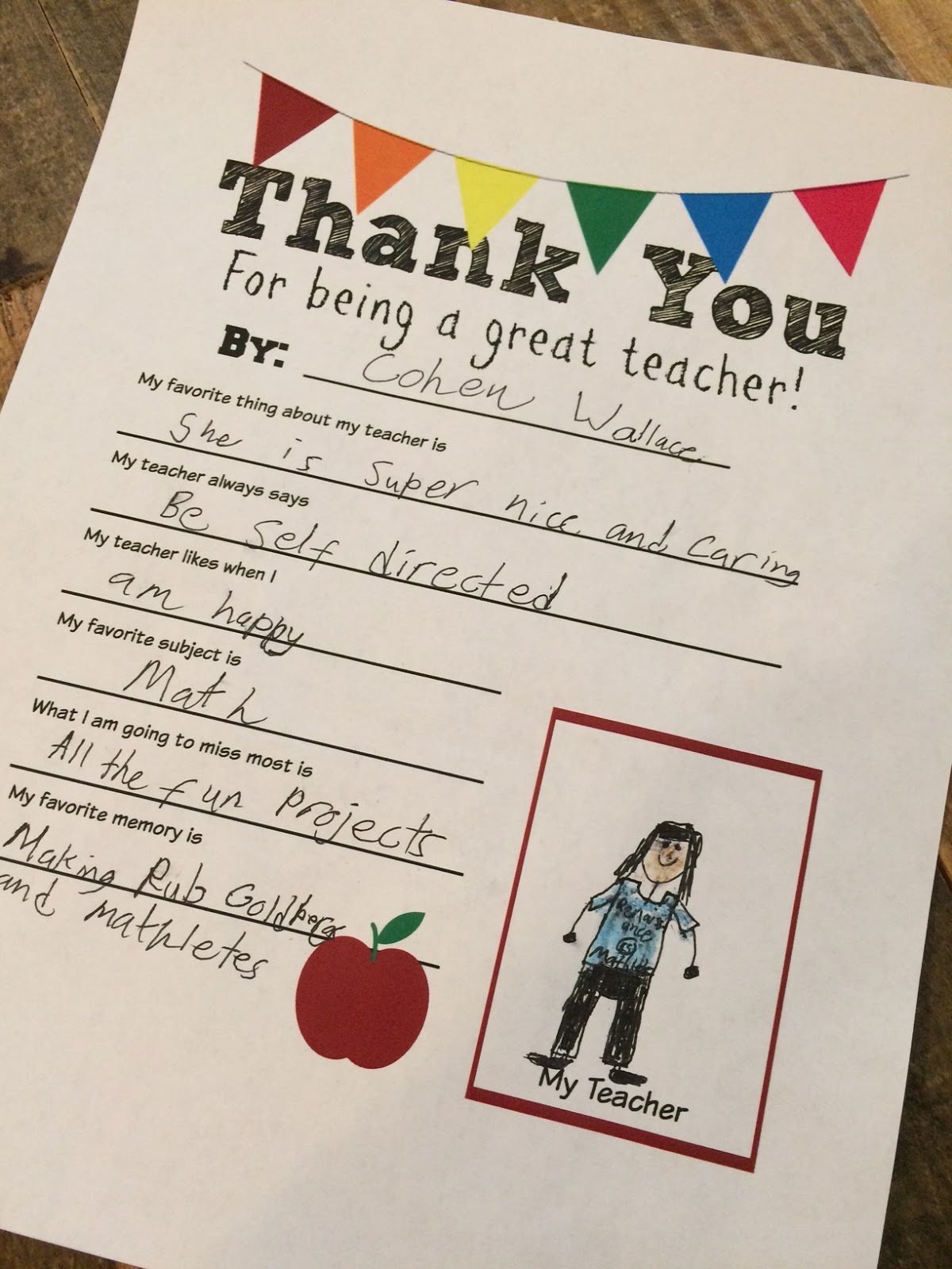 End of the Year Teacher Gifts.