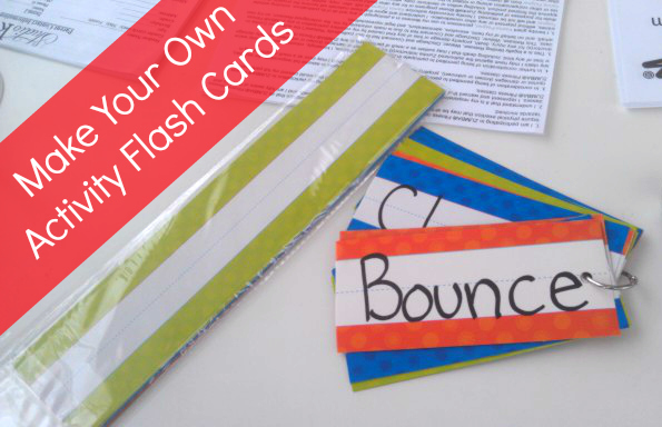 The Crafty Housewife: Kid's Activity Flash Cards