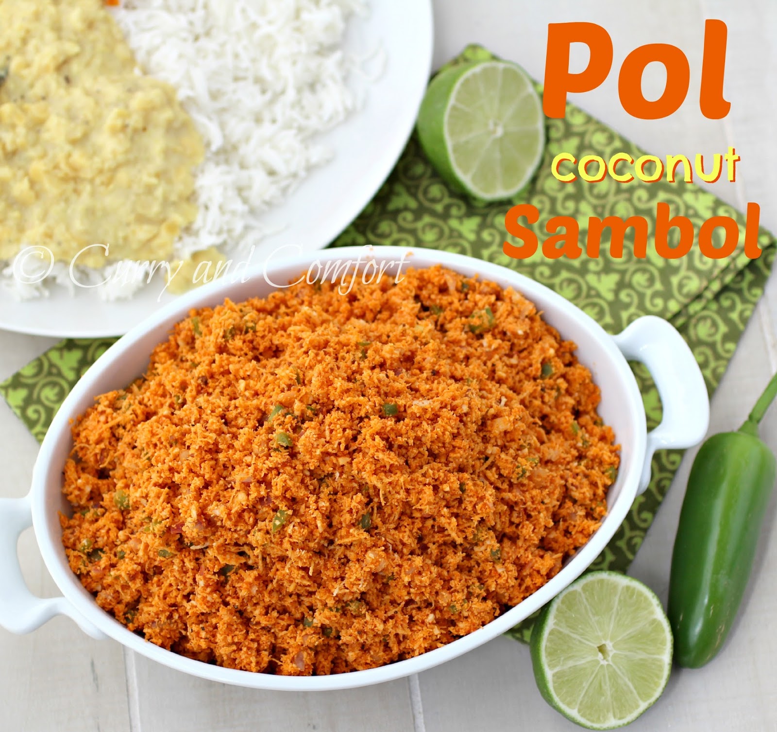 Kitchen Simmer: Sri Lankan Spicy Coconut (Pol) Sambol 2