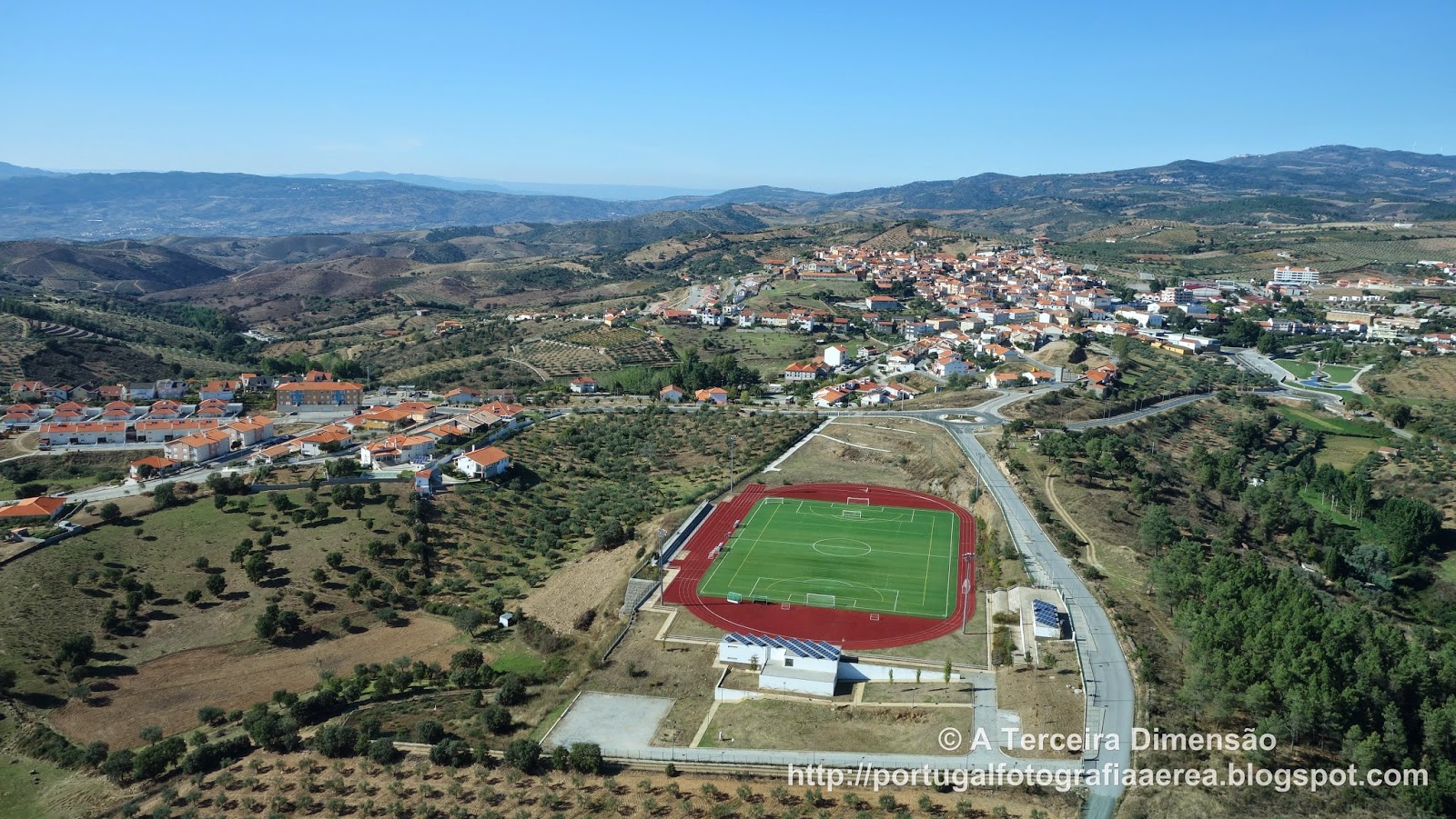 HISTÓRIA DE ALFÂNDEGA DA FÉ : FOTOGRAFIA AÉREA DE ALFÂNDEGA DA FÉ