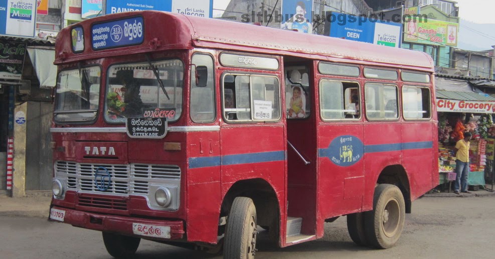 SLTB buses - ශ්‍රී ලංගම බස්: Ruby bodied TATA LP 1210/32 bus from SLTB ...