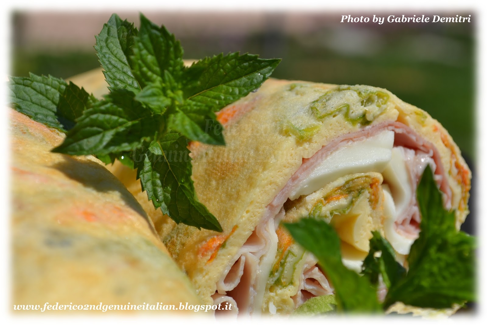 Genuine Italian Experience: Salty zucchini flowers roll / Rotolo salato ...