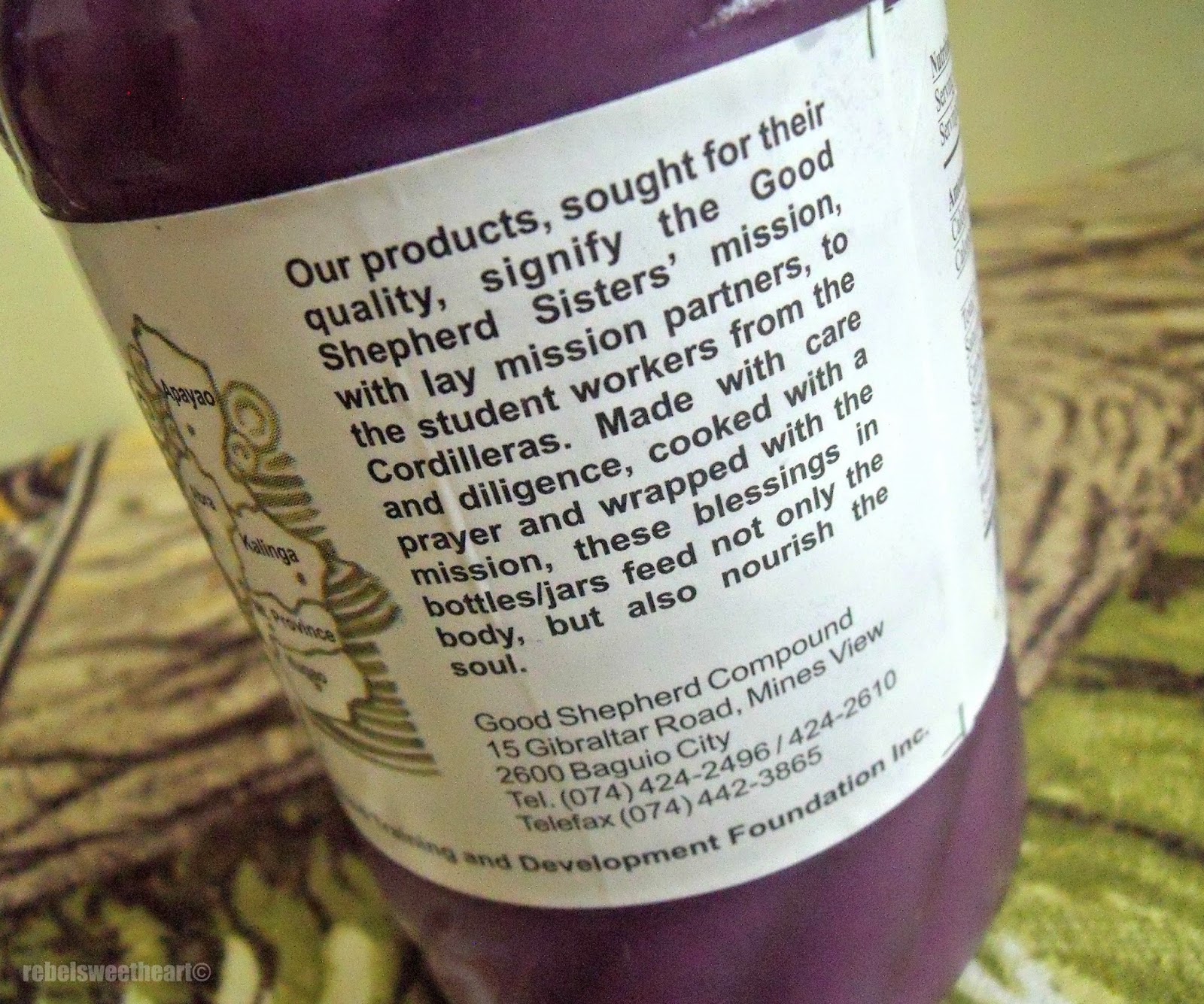 The Rebel Sweetheart.: Foodie Goodie | Good Shepherd Ube Jam.