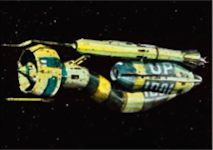 Alien Explorations: Chris Foss' "organic" space ship