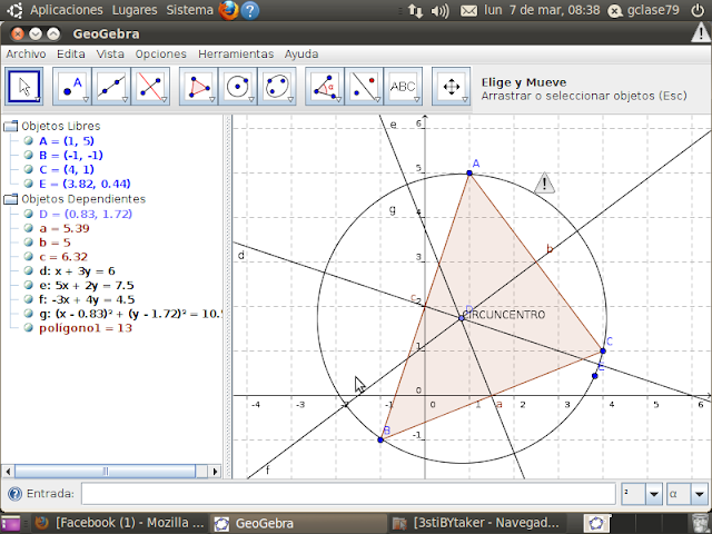 taller de computo €steb@n cch: Como se usa Geogebra