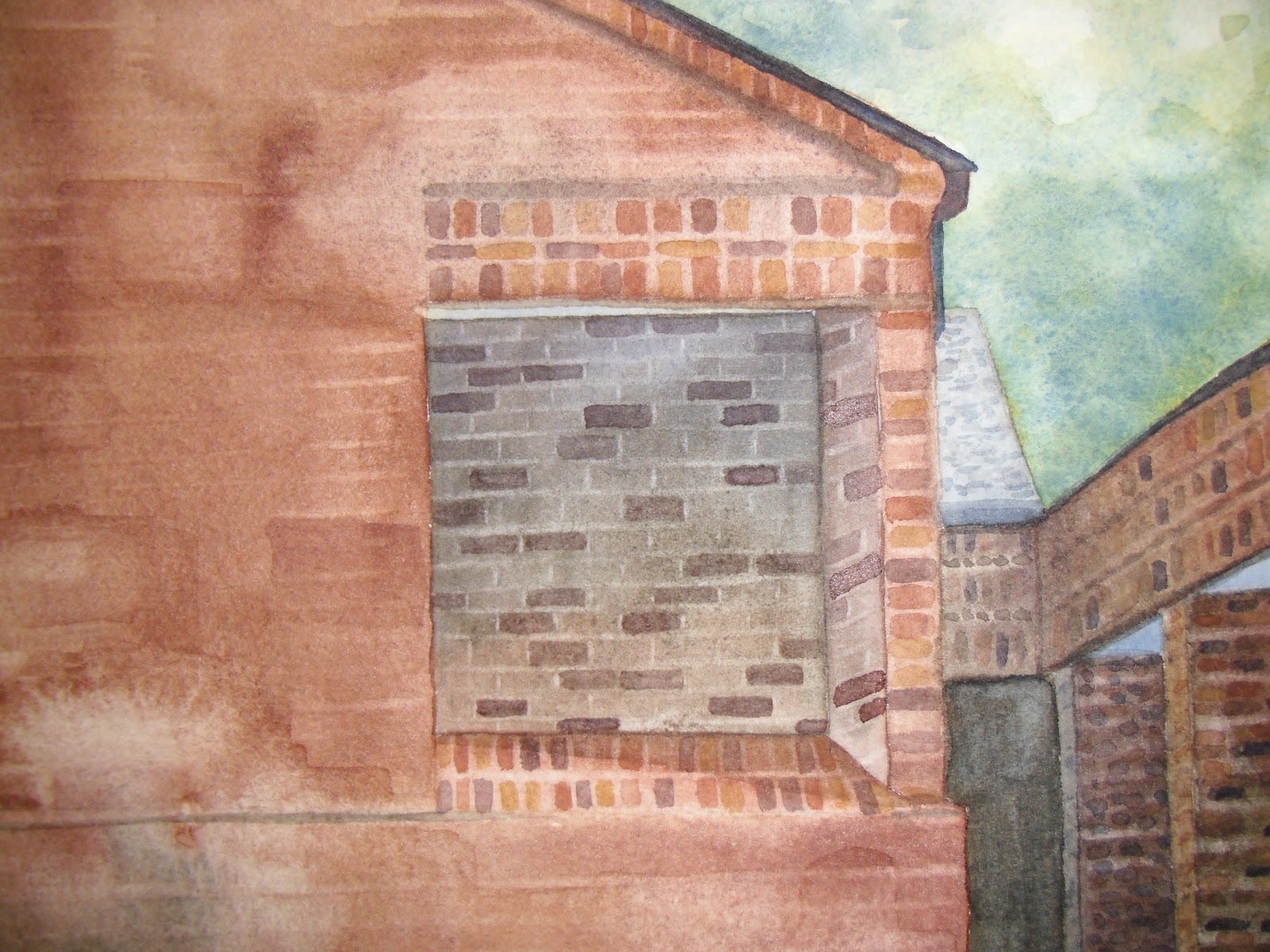 The Artwork of Laura D'Onofrio: New Canaan LDS Chapel / A Watercolor ...