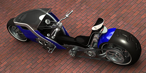 YY Car Pictures: Recumbent Motorcycle at Znug Design