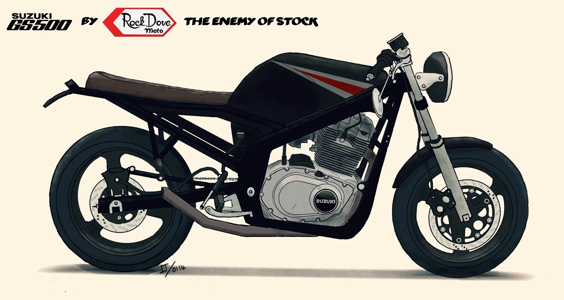New GS500 Concept sketch. : Rock Dove