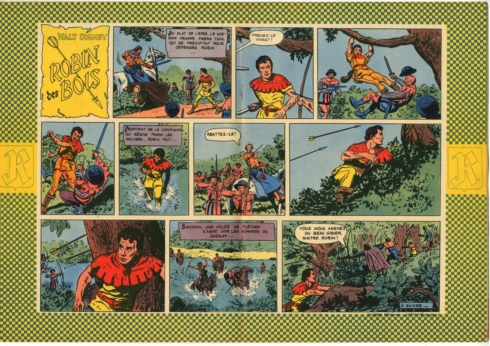 Walt Disney's Story Of Robin Hood: Disney's Robin Hood Comic Strip 5.