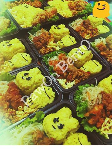 Pawon Bento: Contoh menu Nasi Bento