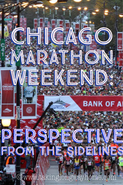 Marcia and I made plans to spectate the marathon and the experience ...