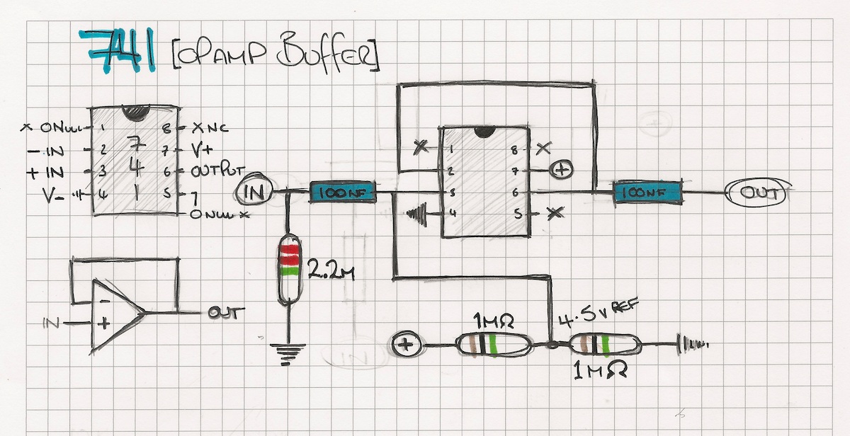 741 Op-Amp Buffer Circuit - Elec.Eng.World