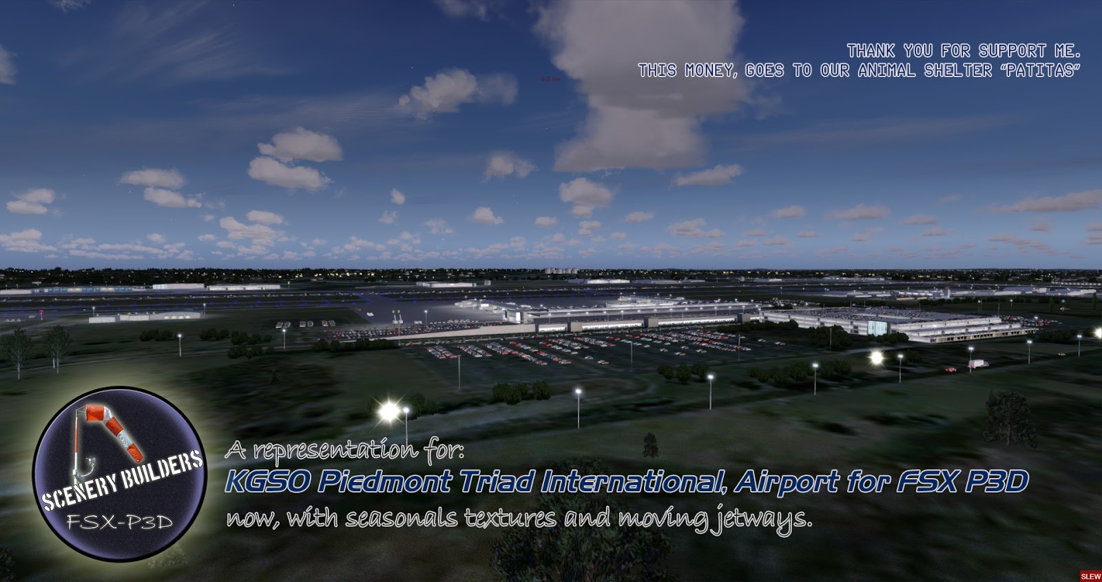 FSX, P3D, MSFS scenerybuilders.: KGSO, Piedmont Triad International ...