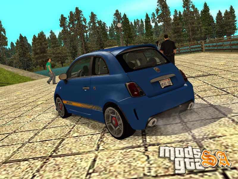 Mods GTA San Andreas: Fiat 500 Abarth 2008