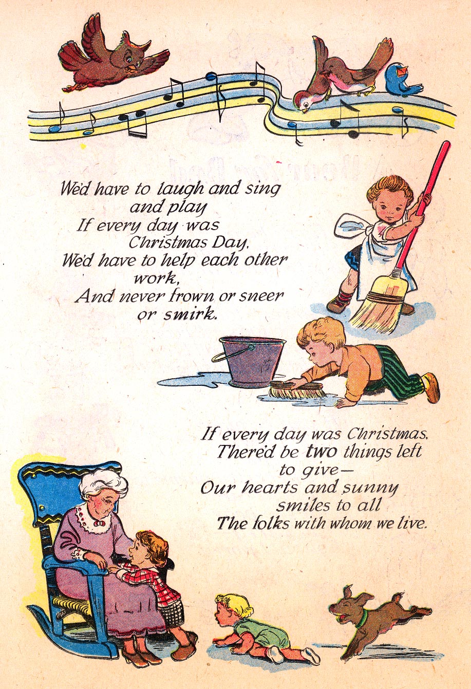 Mippyville: Christmas Poems illustrated by Walt Kelly
