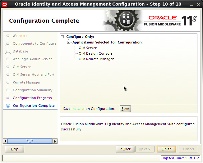 Oracle Stack: Configure Oracle Identity Manager 11.1.2.0
