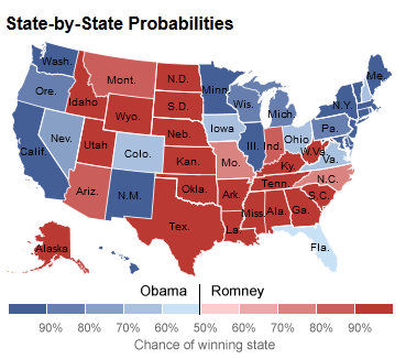 Nate Silver's Electoral Map - Joe.My.God.