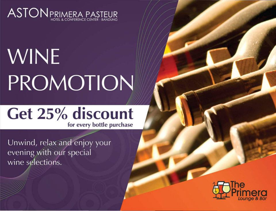 Hotel Bandung Promo: Wine Promo - Aston Primera Pasteur Bandung