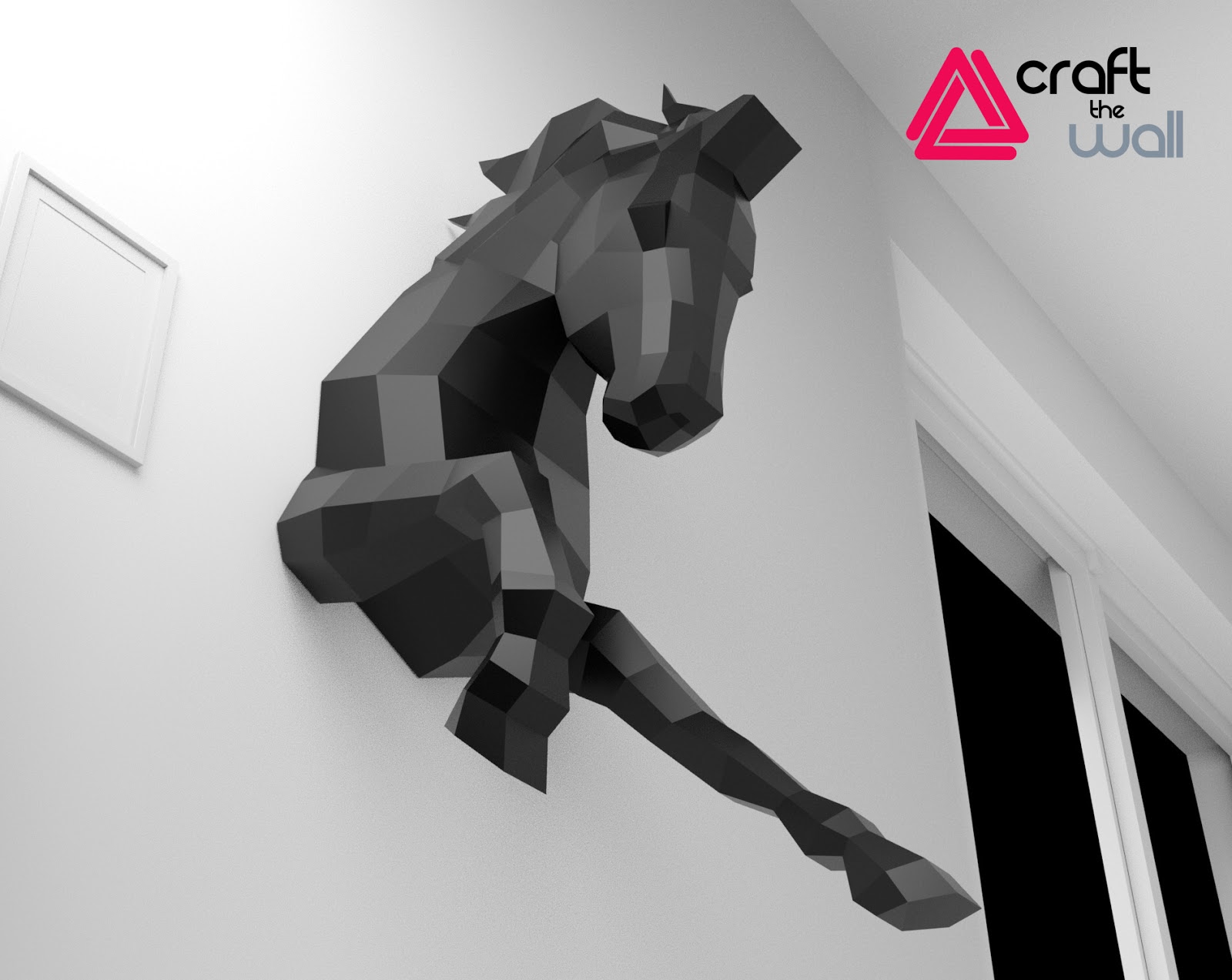 Papercraft Horse, my first Paper model template!