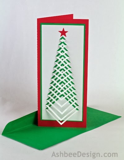 Free Christmas Card Templates Chevron