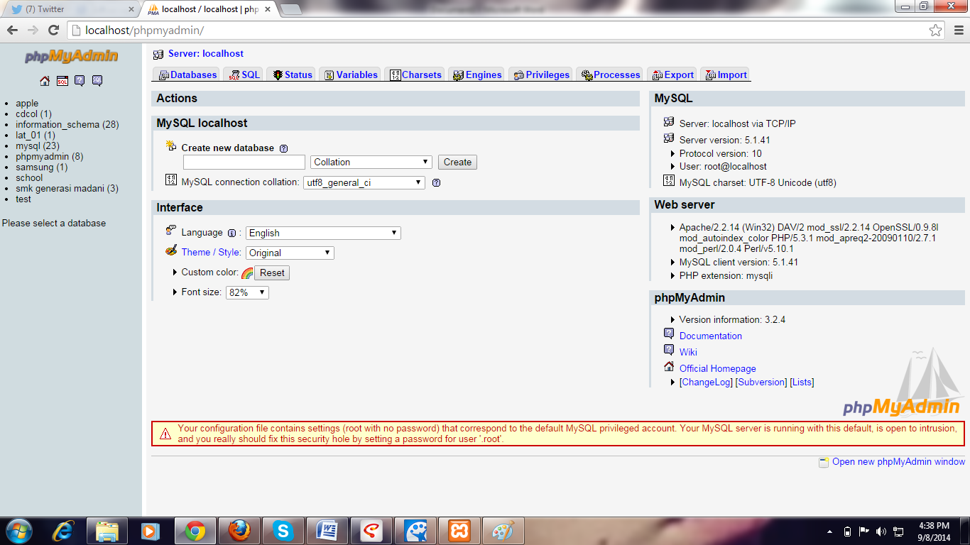 Cara Membuat Database mySQL di PHPMyAdmin dengan XAMPP | MilwOrmJr