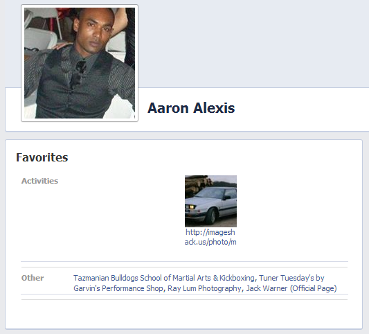 Pundit Press: Aaron Alexis Facebook Information 9/16/2013